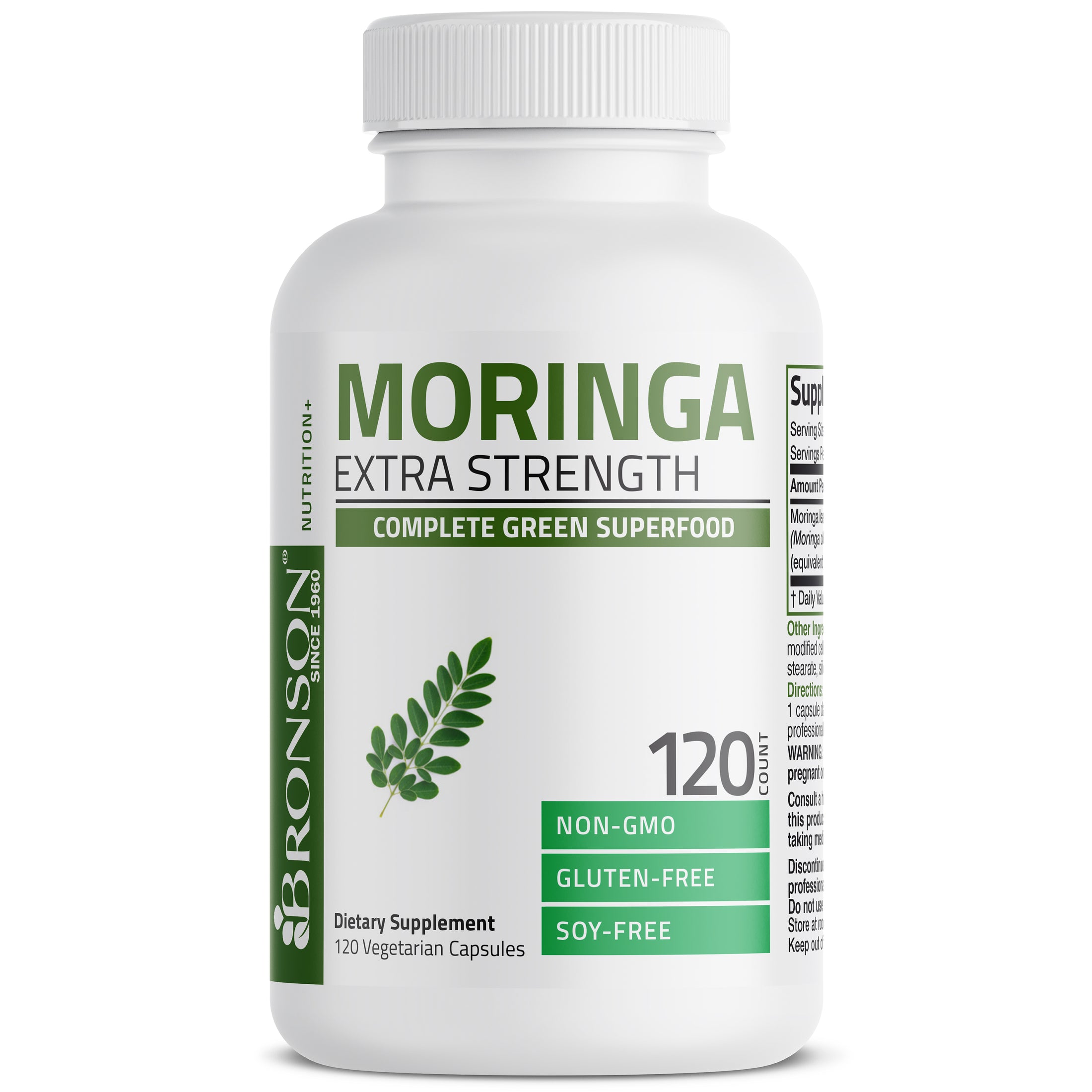 Moringa Oleifera Leaf Extract - 5,000 mg - 60 Vegetarian Capsules ...
