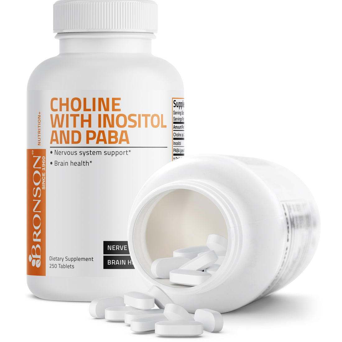 Choline With Inositol and Paba - 250 Tablets | Vitamins & Supplements ...