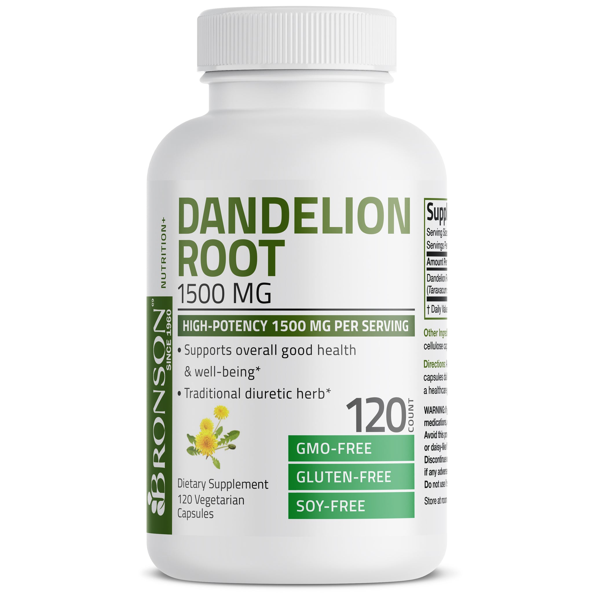 Dandelion Root 1500 MG per Serving – bronsonlabs