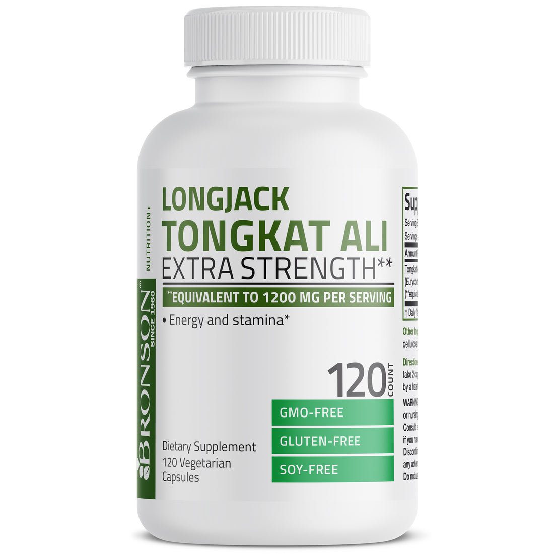 Longjack Tongkat Ali 1200mg - 120 Vegetarian Tablets | Herbs & Herbals ...