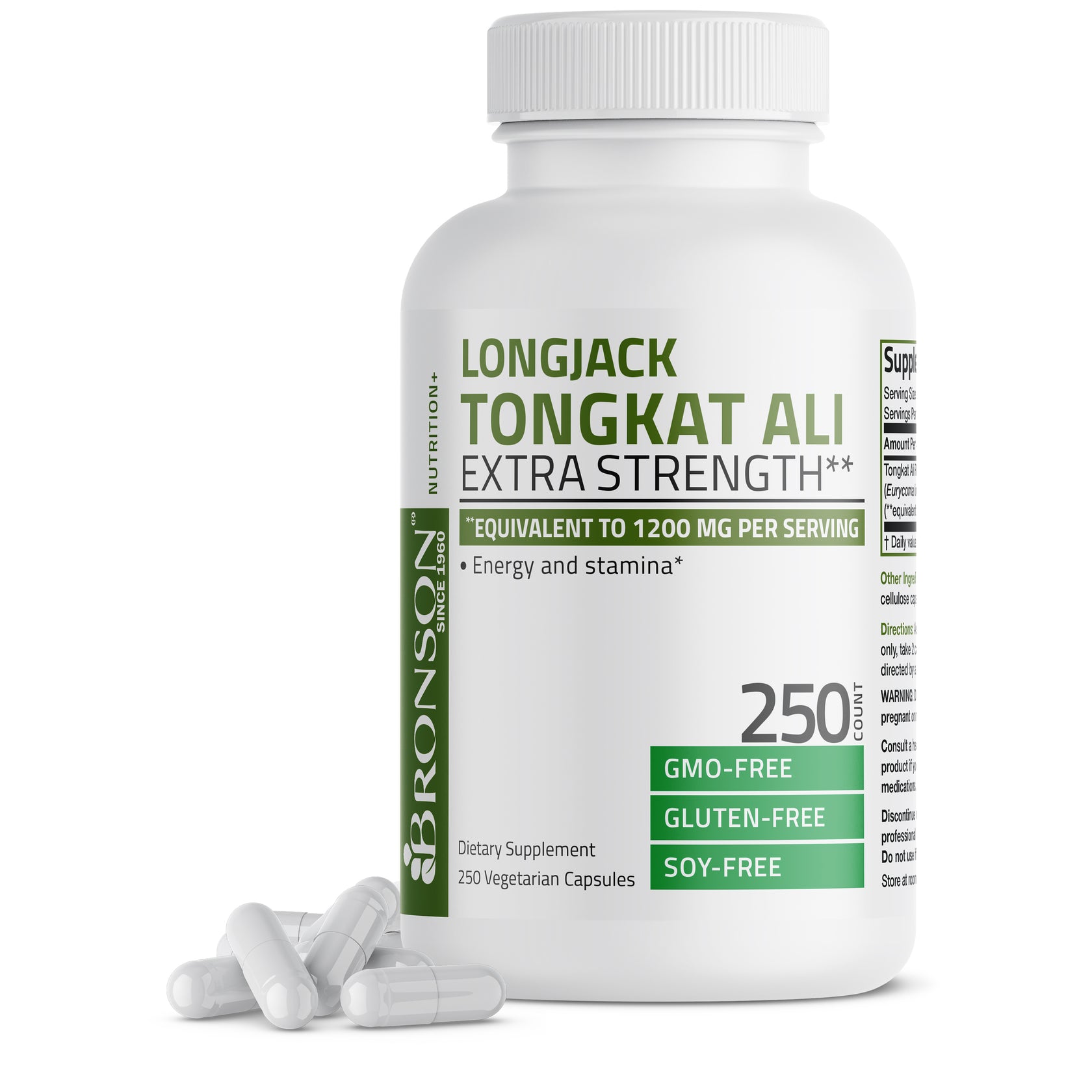 Longjack Tongkat Ali 1200mg - 120 Vegetarian Tablets | Herbs & Herbals ...
