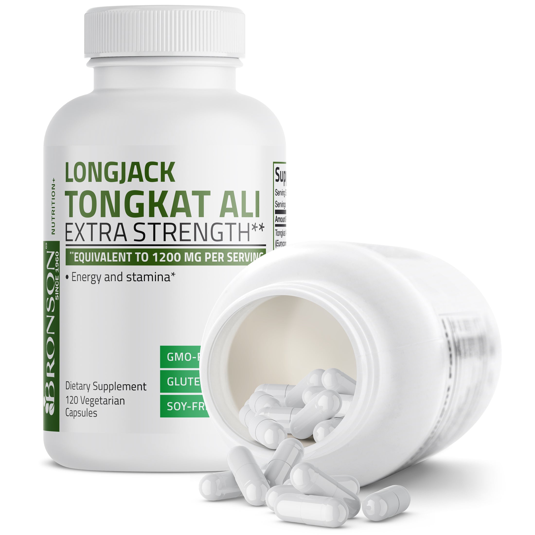 Longjack Tongkat Ali 1200mg - 120 Vegetarian Tablets | Herbs & Herbals ...