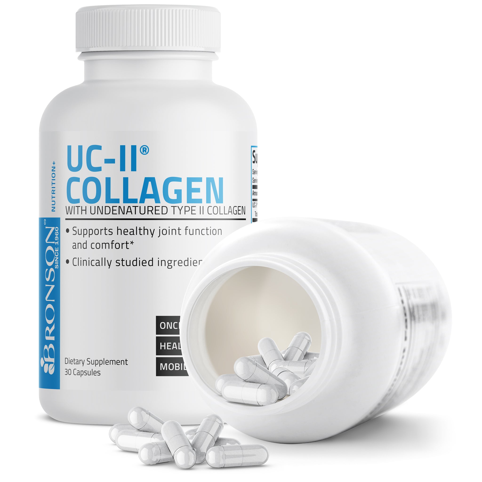 Bronson UC-II® Type II Collagen 30 Capsules | Joint Health Supplements ...