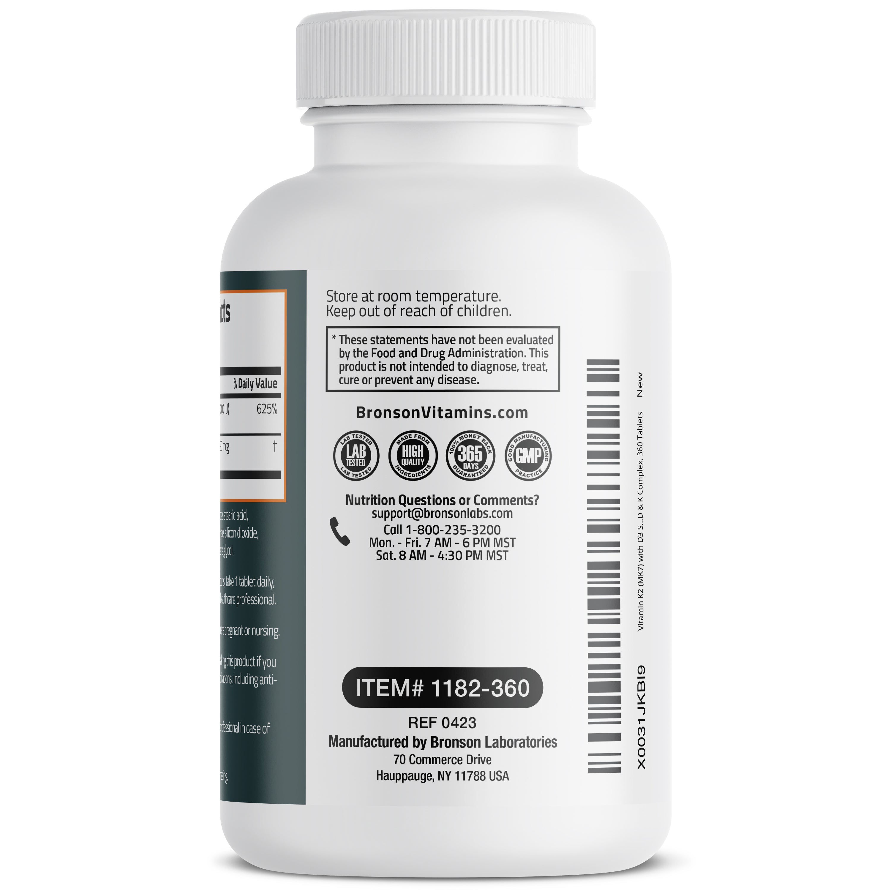 Vitamin K2 Plus D3 (MK7) – bronsonlabs