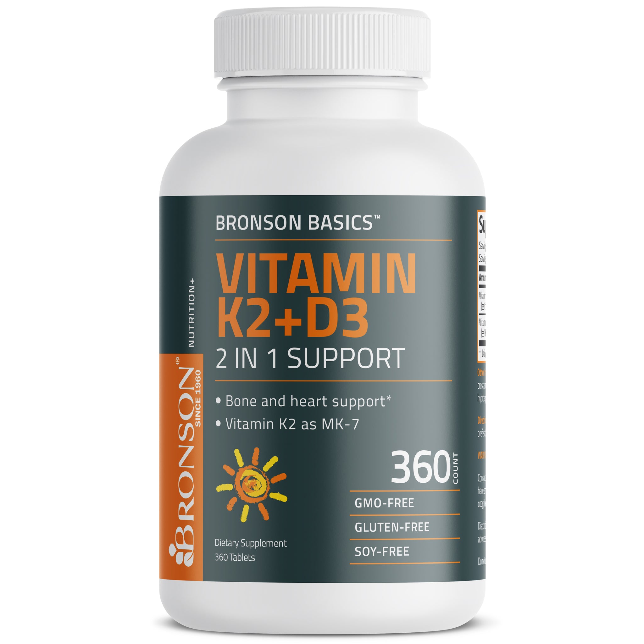 Vitamin K2 Plus D3 (MK7) – bronsonlabs