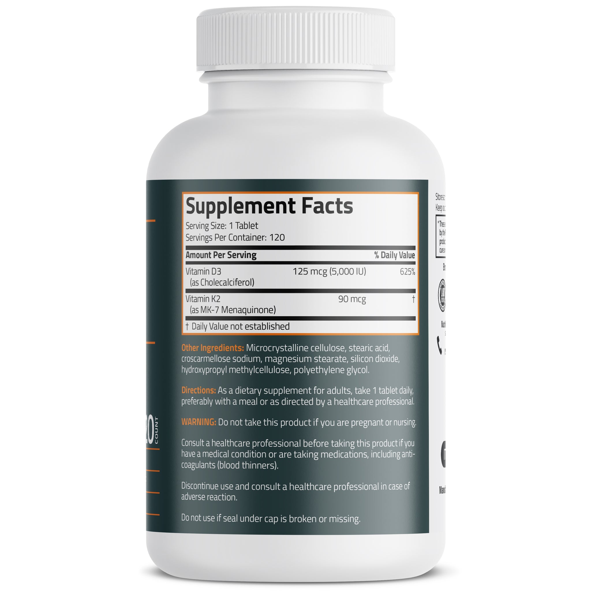 Vitamin K2 Plus D3 (MK7) – bronsonlabs