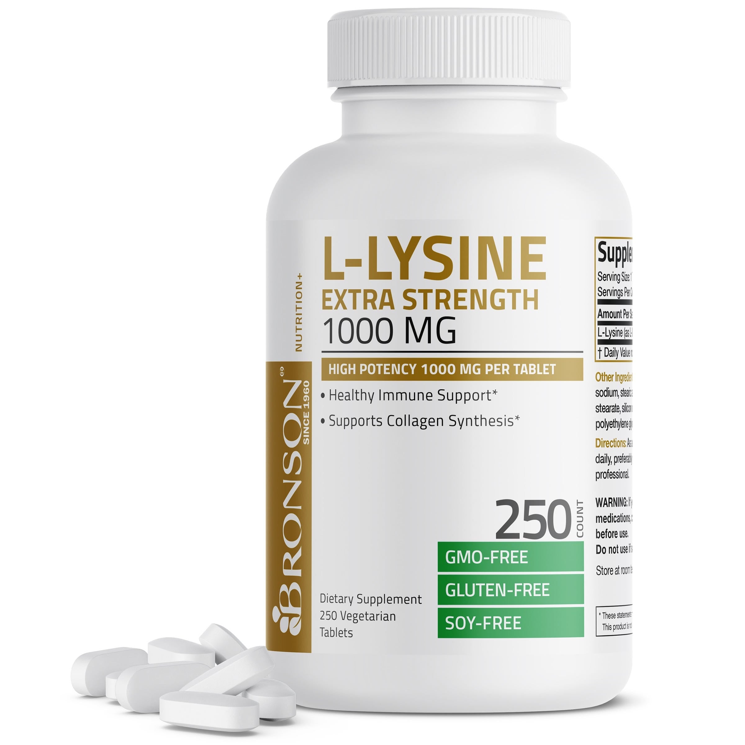 L-Lysine Extra Strength 1,000 MG – bronsonlabs
