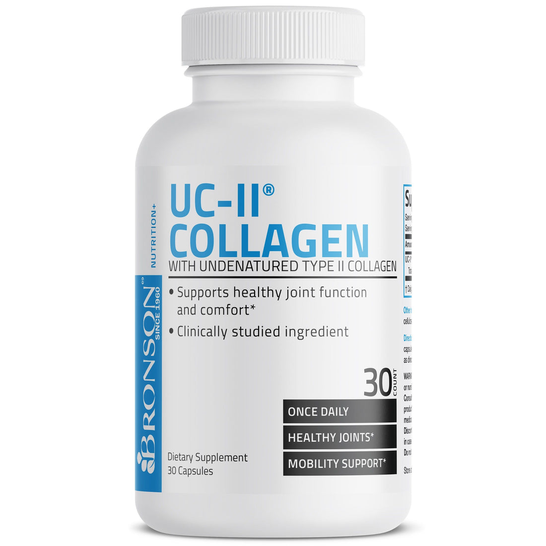 Bronson UC-II® Type II Collagen 30 Capsules | Joint Health Supplements ...